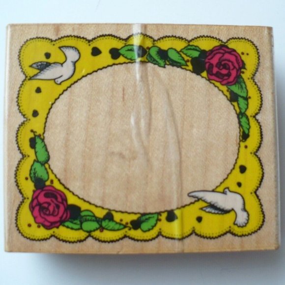 Stamp Affair | Office | New Stamp Affair 59 Rubber Stamp Flower Frame ...